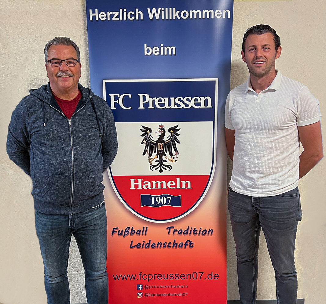 Bashkim Gutaj ist der neue sportliche Leiter beim FC Preussen Hameln 07 - FC Preussen Hameln 07